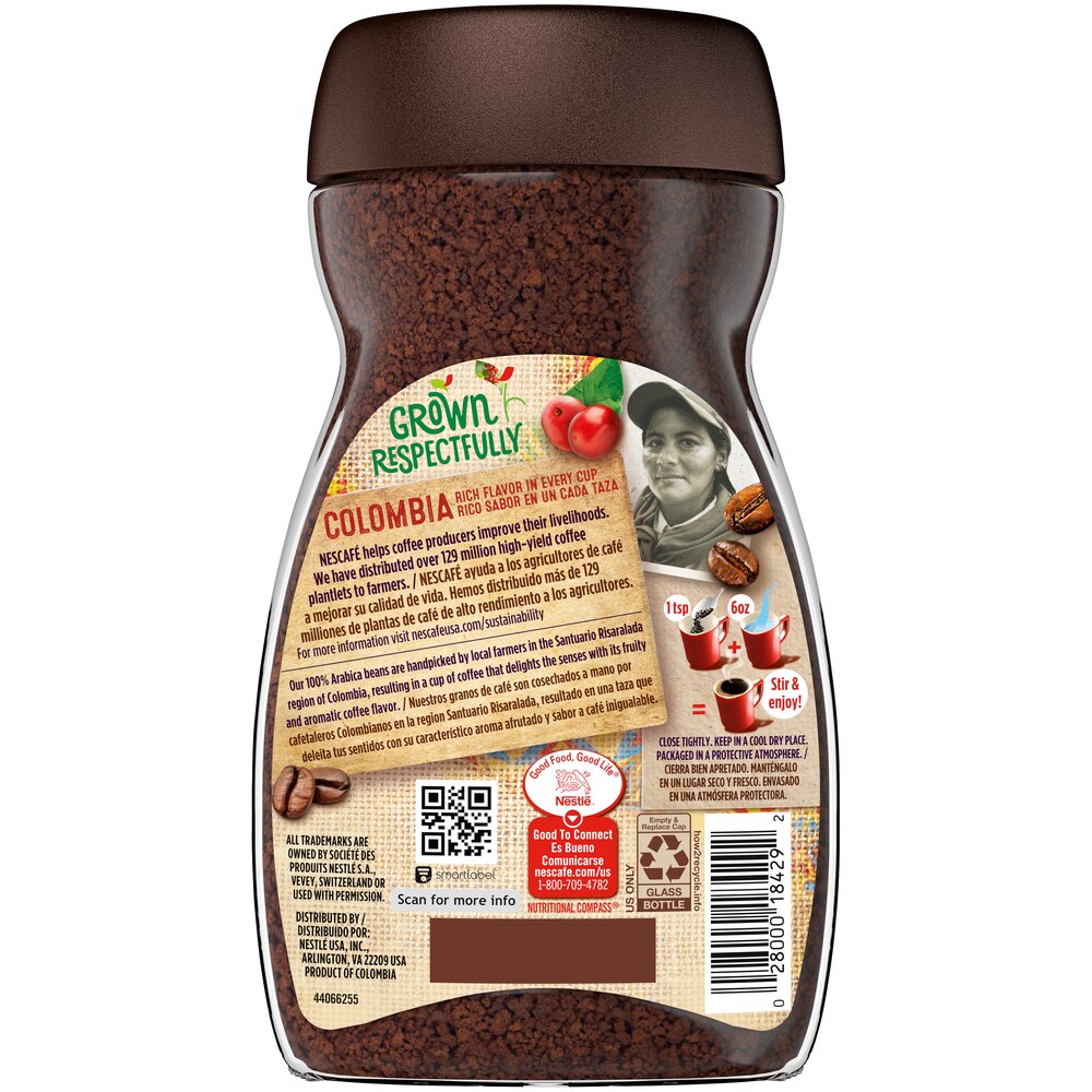 Nescafe Clasico Colombia Instant Coffee 6 oz