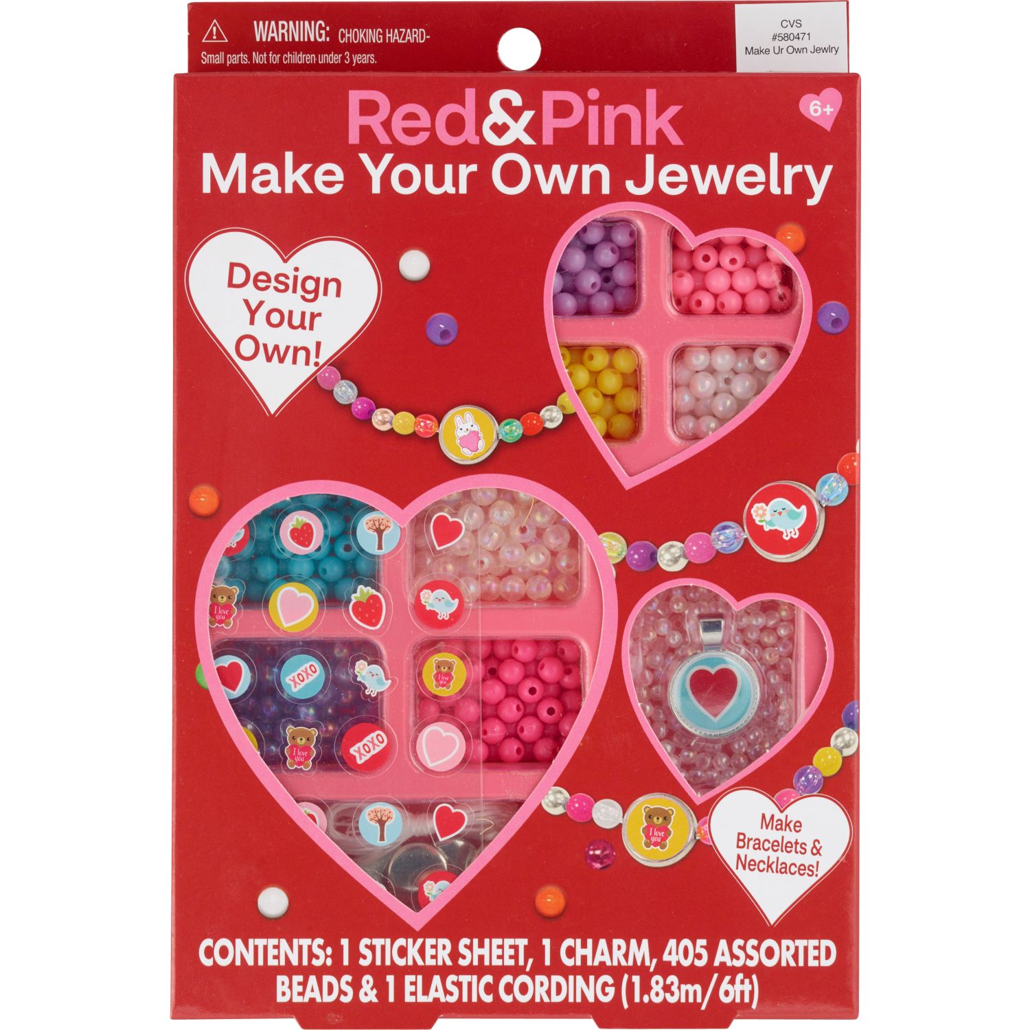 CVS Pharmacy Make Your Own Jewelry Kit Multi 408 ct