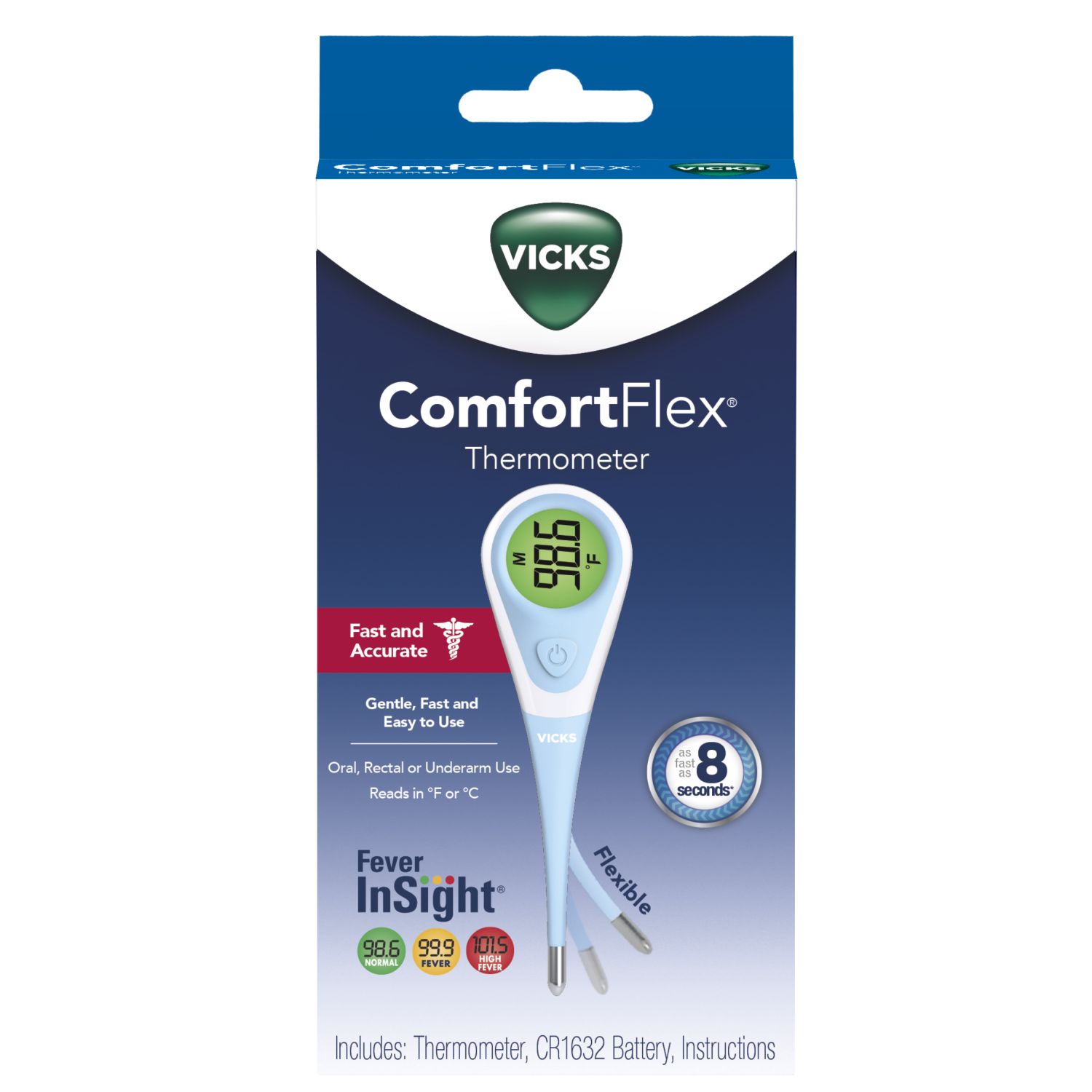 Vicks oral thermometer store