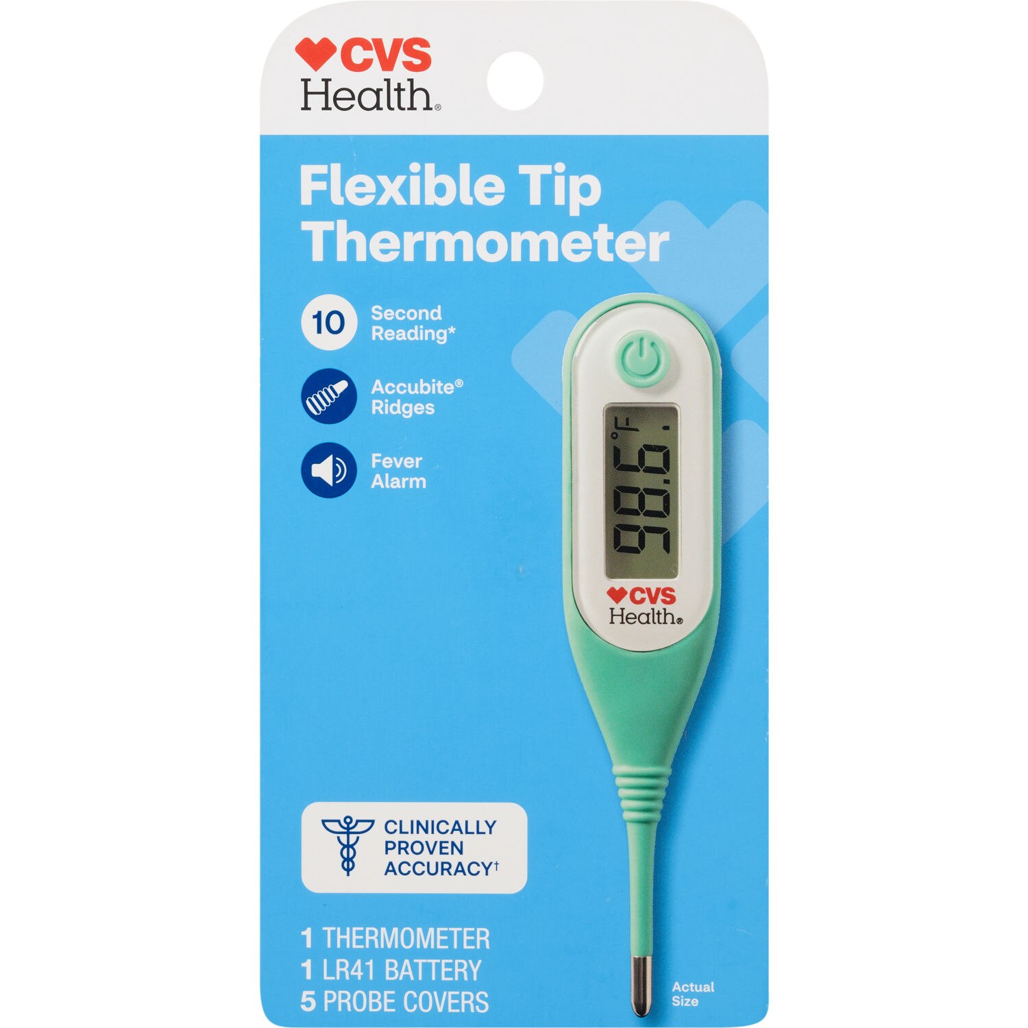 CVS Health Flexible Tip Digital Thermometer CVS Health Flexible Tip Digital Thermometer