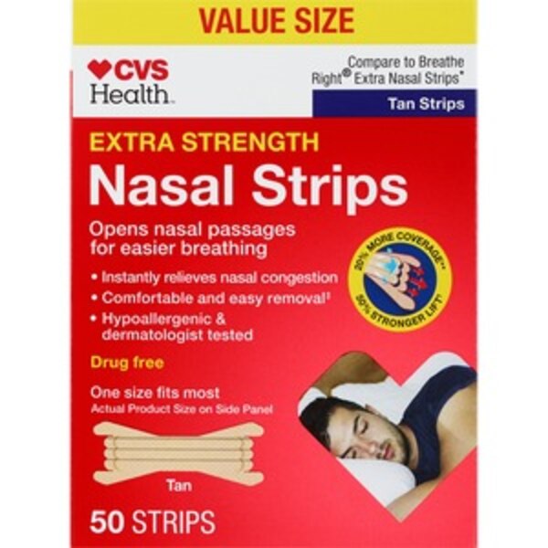 Cvs Health Extra Strength Nasal Strips Tan 50 Ct Pick Up In Store