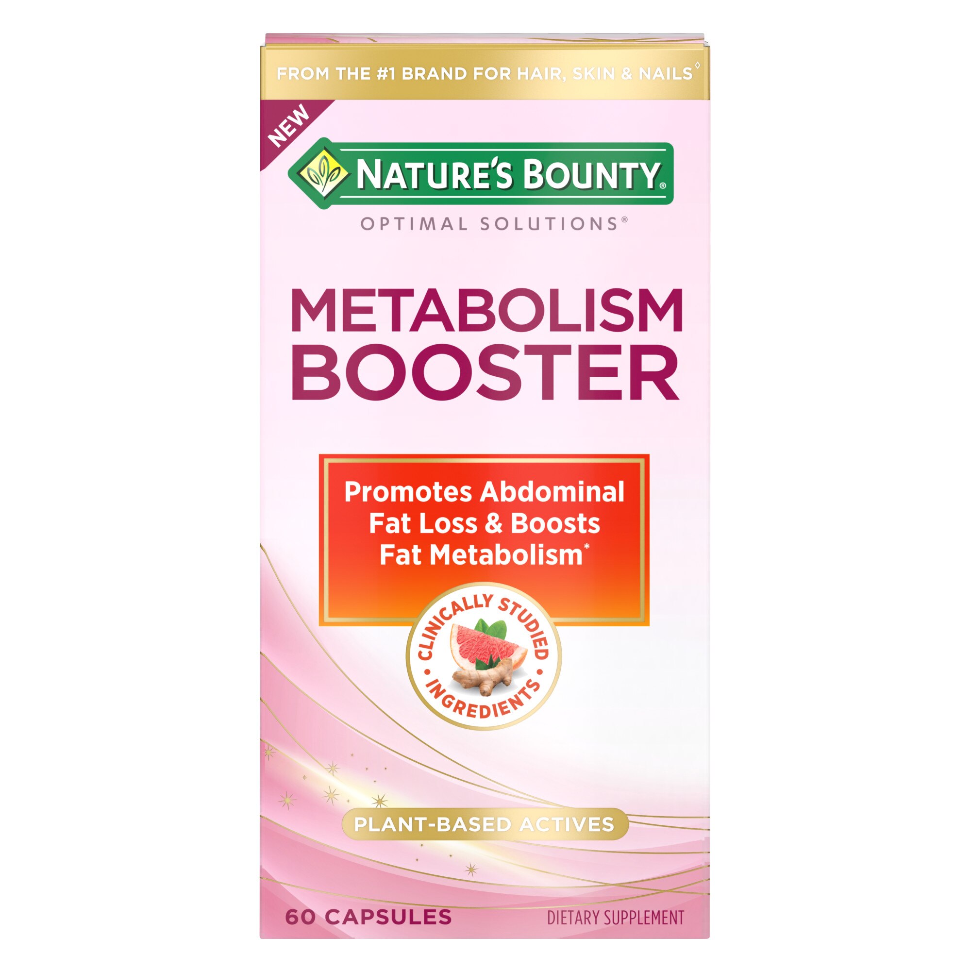 Natures Bounty Optimal Solutions Metabolism Booster Promotes