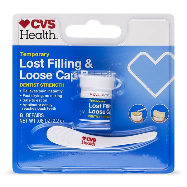 CVS Health Dentist Strength Temporary Lost Filling & Loose Cap Repair ... CVS Health Dentist Strength Temporary Lost Filling & Loose Cap Repair ...